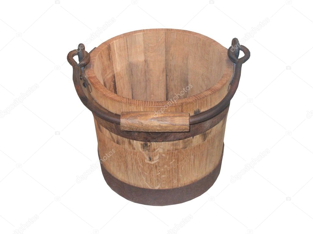 Wooden Bucket — Stock Photo © daseaford #3745473 Wooden Bucket — Stock Photo © daseaford #3745473