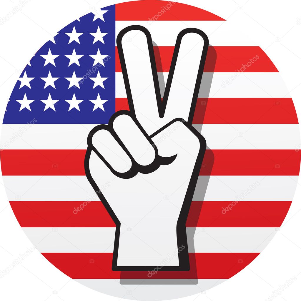 Red White And Blue Peace Sign Images at Jake Spragg blog