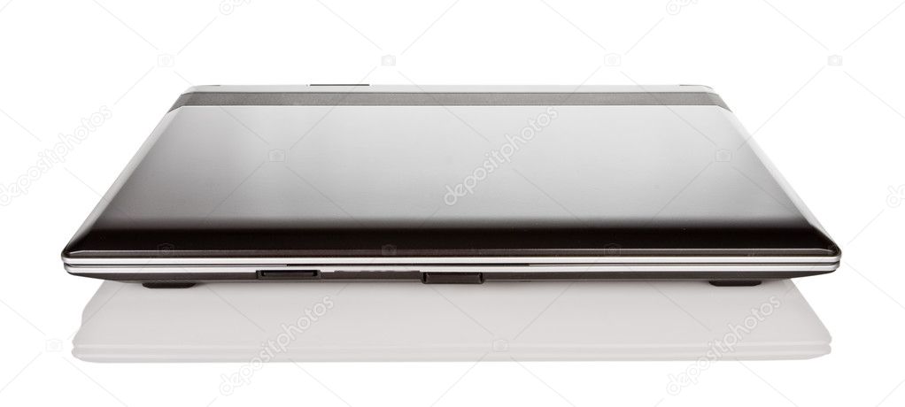 Isolated closed laptop Stock Photo by ©chesterf 3450795