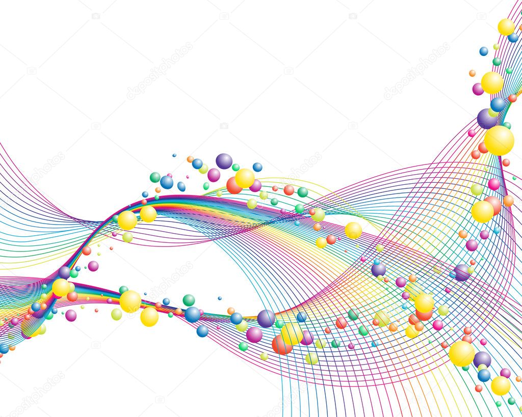 Colourful lines Stock Illustration by ©angelp #3491500