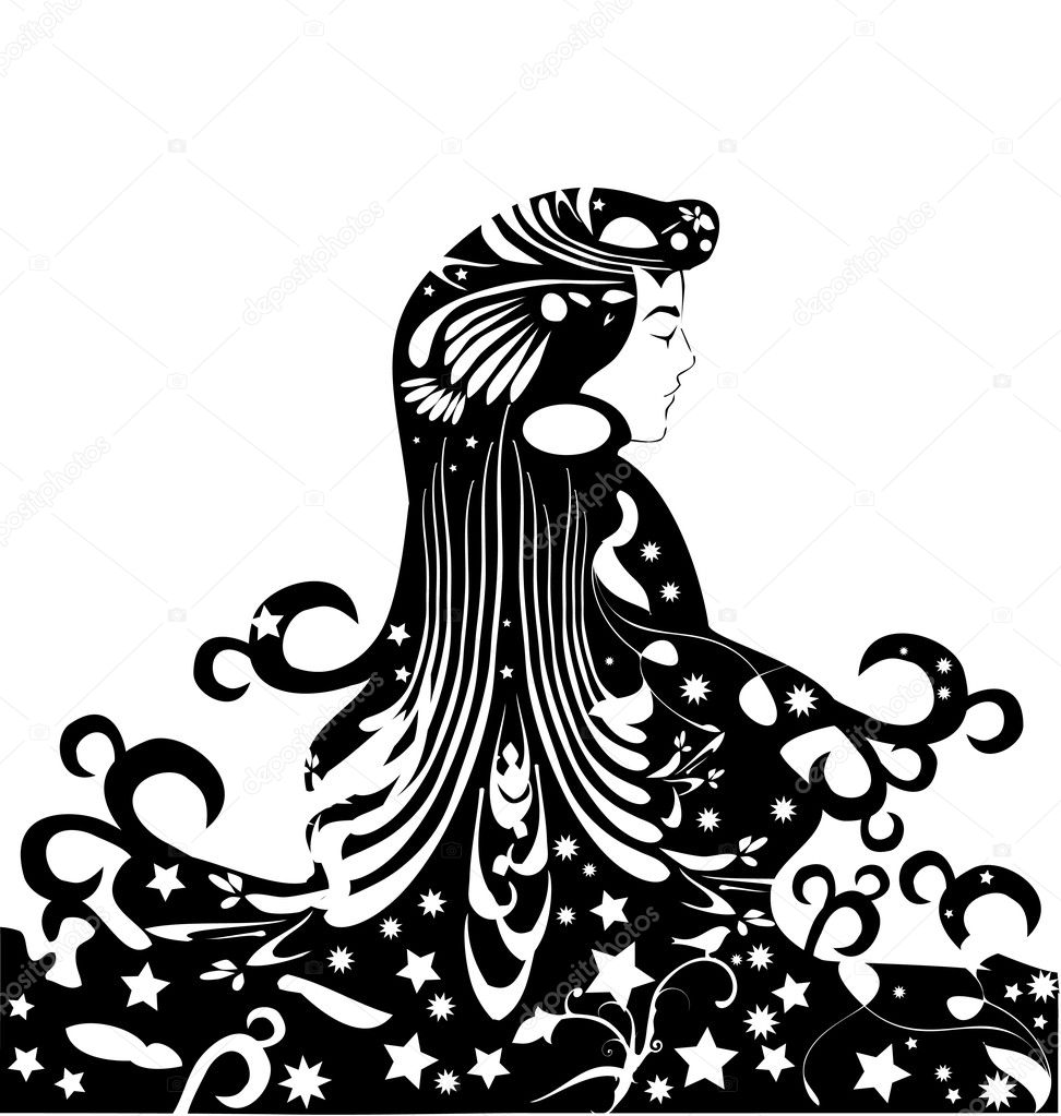 Girl design Stock Vector by ©pavars 3432016