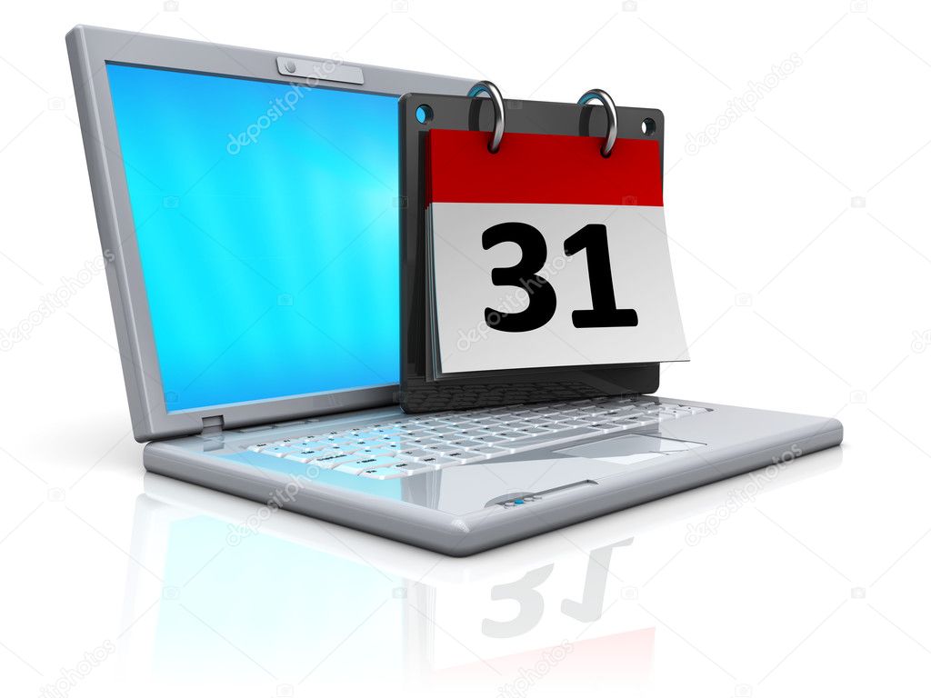 Computer calendar — Stock Photo © mmaxer #3504586
