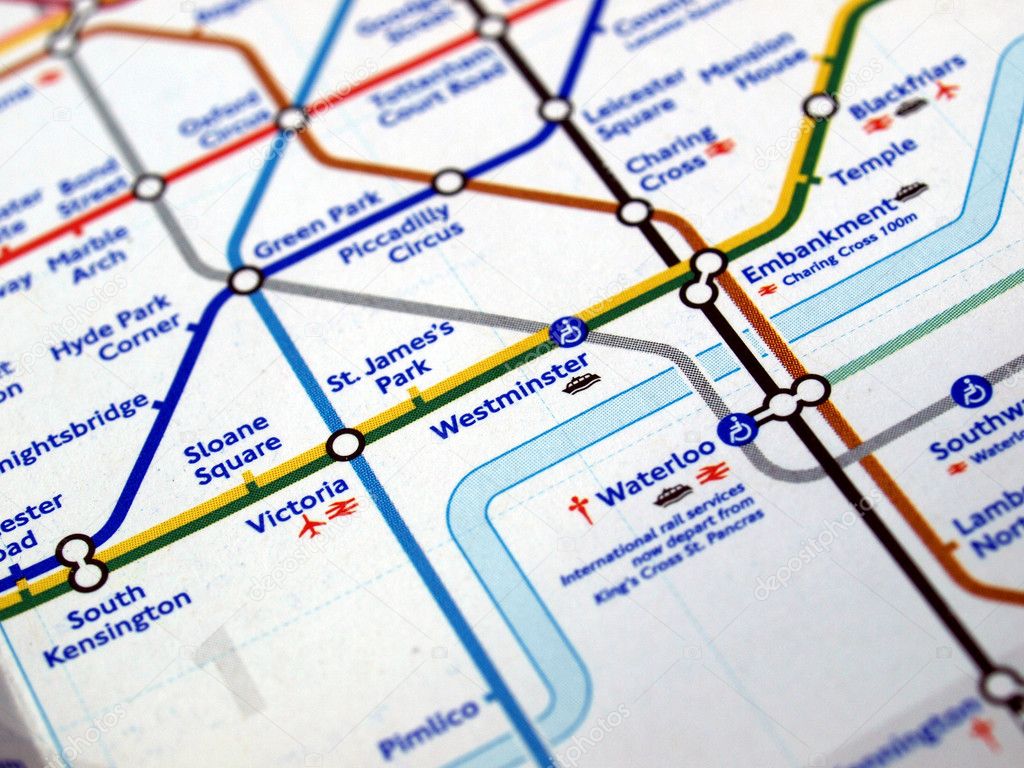 Tube map of London underground – Stock Editorial Photo © claudiodivizia ...