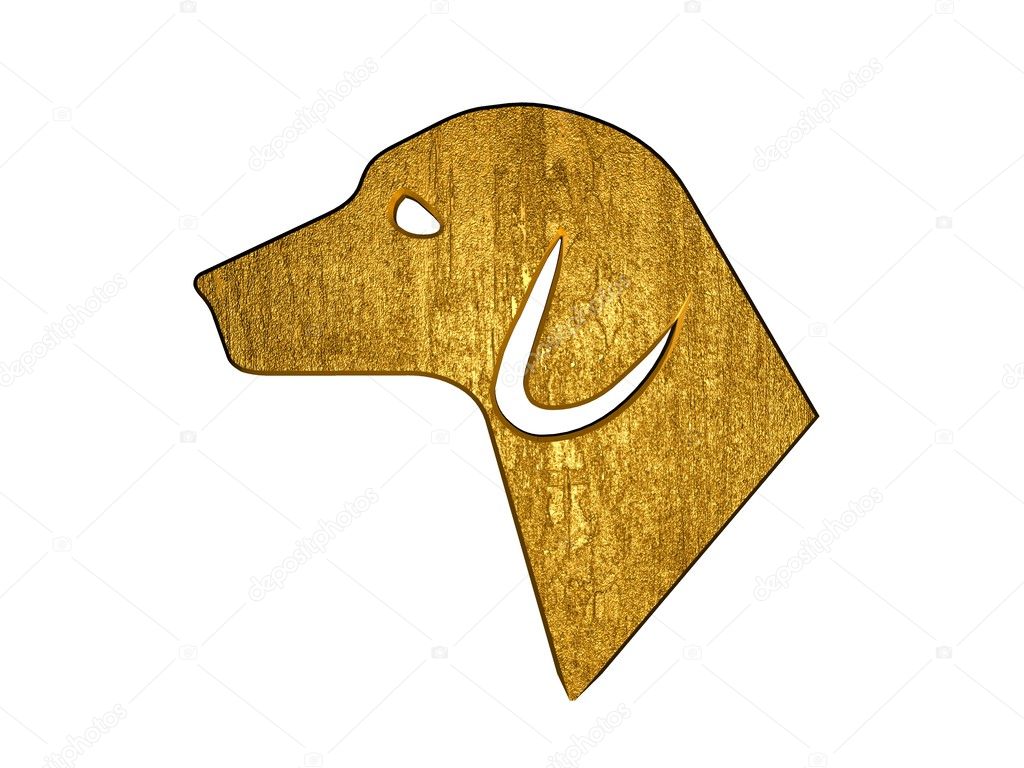 Dog symbol — Stock Photo © mg1408 #3566531