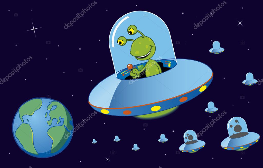 Alien invasion — Stock Photo © carbouval #3887699