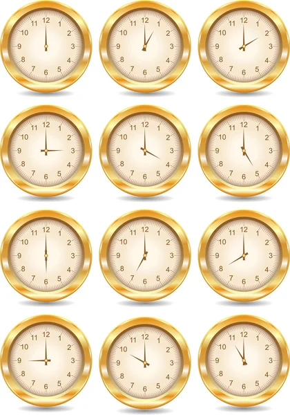 24 clocks every half hour — Stock Photo © macniak #4634152