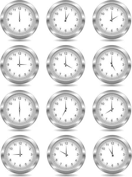 24 clocks every half hour — Stock Photo © macniak #4634152
