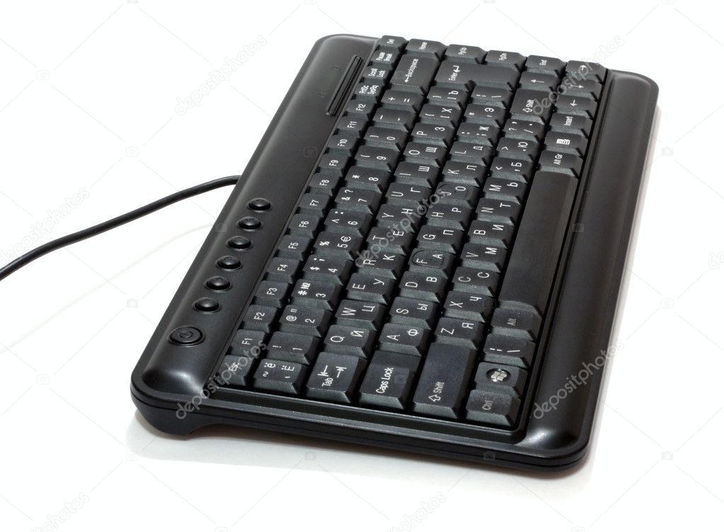 Keyboard on a white background Stock Photo by ©rsuicide 3758624