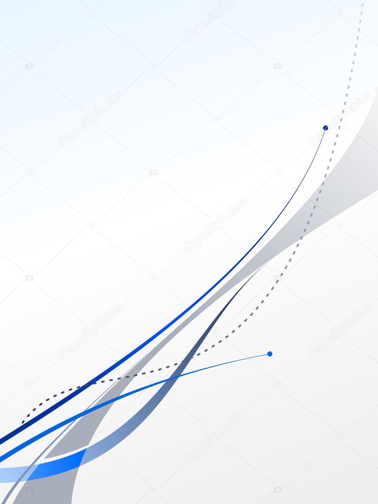 Abstract blue lines Stock Vector Image by ©Gigatrop #3682194