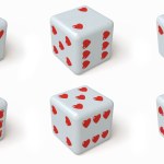 Red Heart Dice Stock Photo by ©baavli 5242724