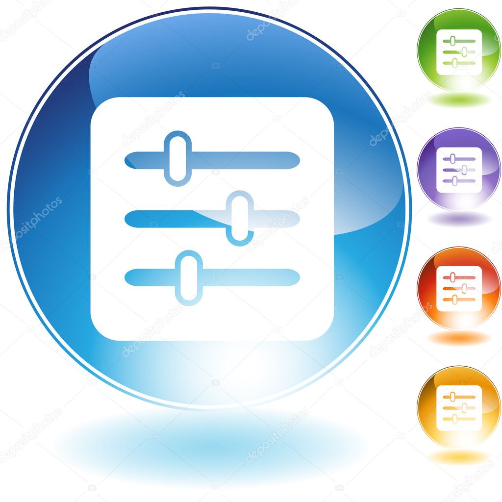 Control Panel Crystal Icon Stock Vector Image by ©cteconsulting #3986852