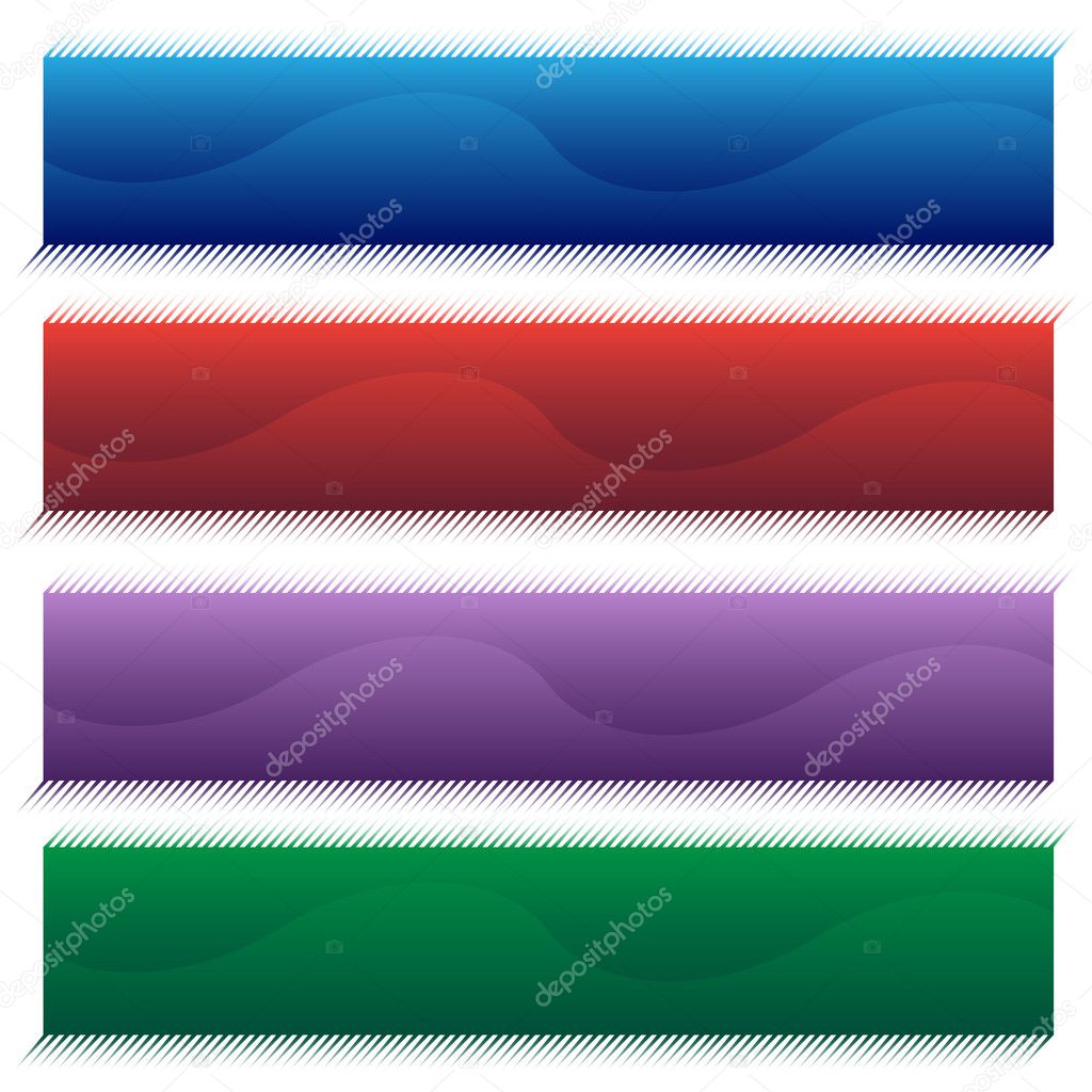 Wave Banner Set Stock Vector Image by ©cteconsulting #3988436