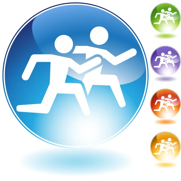 Stick figures running Vector Art Stock Images | Depositphotos