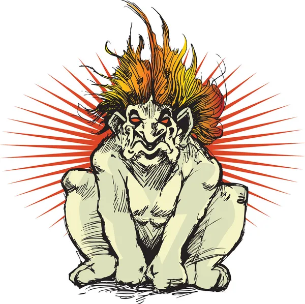 Szkic troll Vector Art Stock Images | Depositphotos